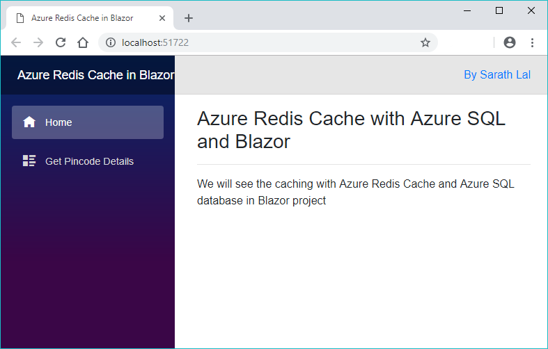 Azure Redis Cache With Azure SQL In Blazor Project